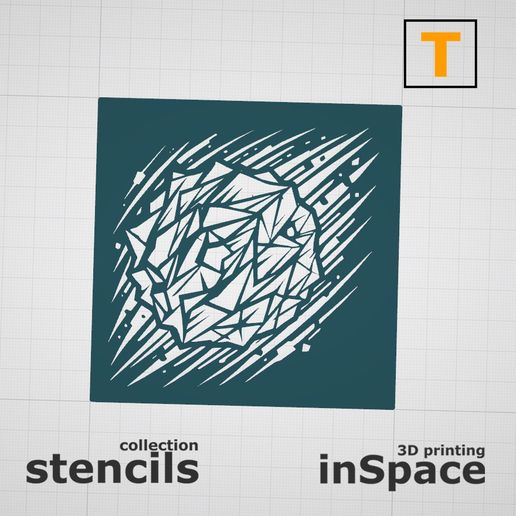 STL file 🖌️ Space - Unique Stencil - Pack (x13) - Commercial Use ・3D ...