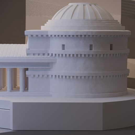 🏗️ Roman Pantheon for Aquariums・ STL File for 3D printing・Cults