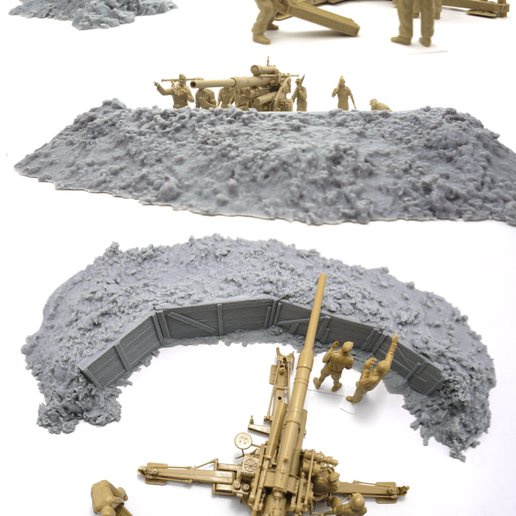 🪖 WW2 Sandbags , Stowage and Trenches Set Wargaming Scatter Terrain・ 3D ...