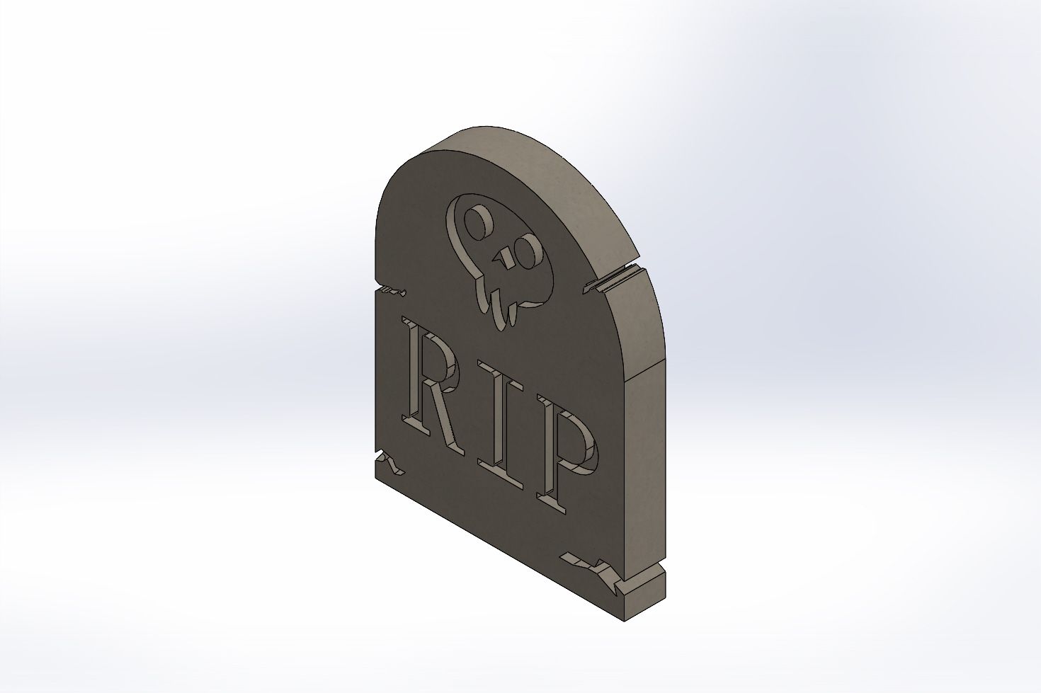 STL file TOMBSTONE・3D printable design to download・Cults