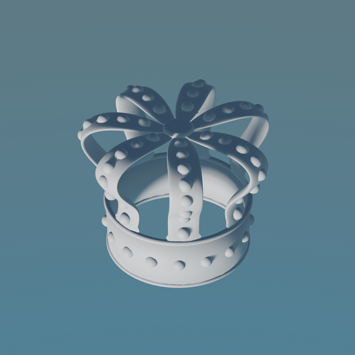 👑 3D CROWN・ STL File for 3D printing・Cults