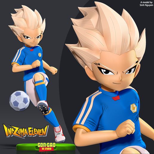 💬 Axel Blaze - Inazuma Eleven Fanart・ 3D File for 3D printing・Cults