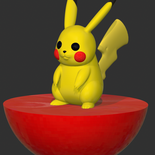 Fichier STL Pikachu pokemon 🐉 ・Plan imprimable en 3D à télécharger・Cults
