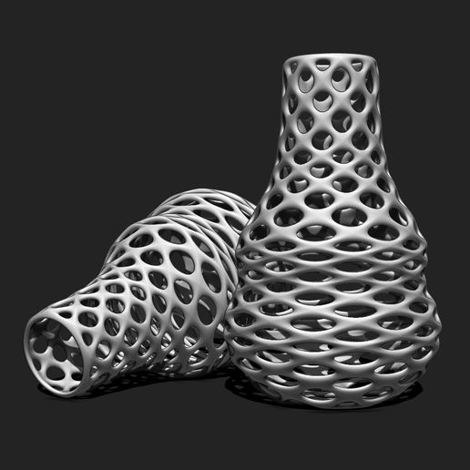 🏺 Modern Parametric Vase STL File for 3D Printing - Vase 04 I・ 3D File ...