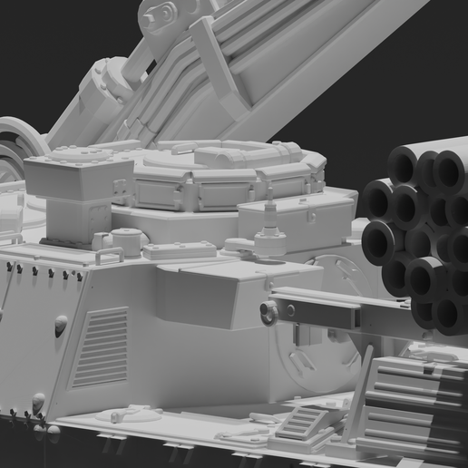 🇺🇦 British Trojan AVRE CEV with dozer blade・ STL File for 3D printing・Cults