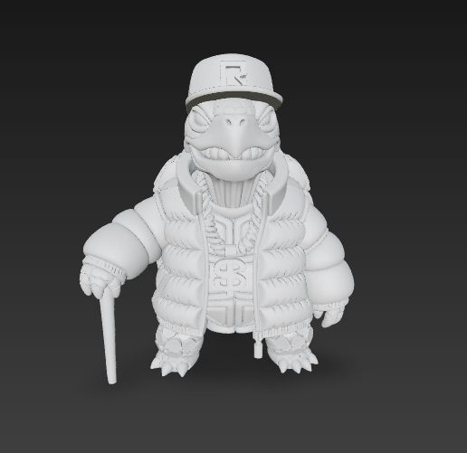🐢 Gangster Turtle Figure – 3D Printable Collector Model・ STL File for ...