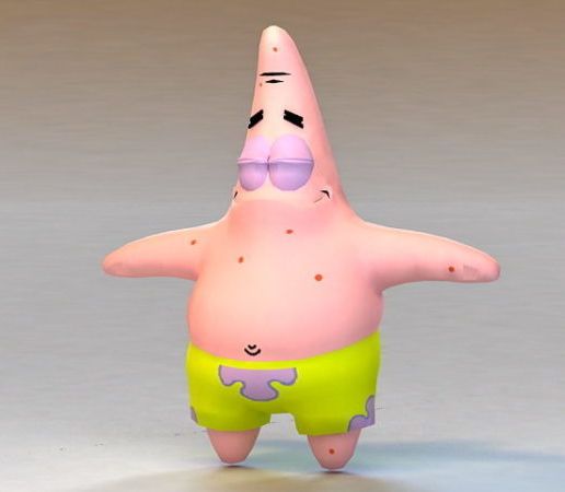 ⭐ patrician star or patrick star sponge bob 2 designs・Free STL File for ...