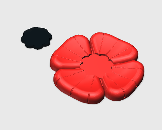 STL file Magnetic poppy for Remembrance day 🧲 ・3D printable model to ...