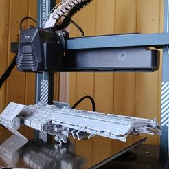 3D printer Helldivers 2- Super Destroyer (Printable) • made with ...