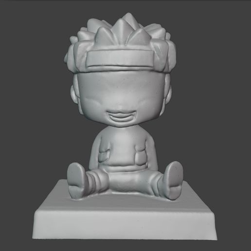 3D file Chibi Naruto Cute 👾 ・3D printer design to download・Cults
