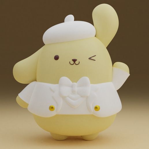 🎲 Pompompurin sanrio・ STL File for 3D printing・Cults
