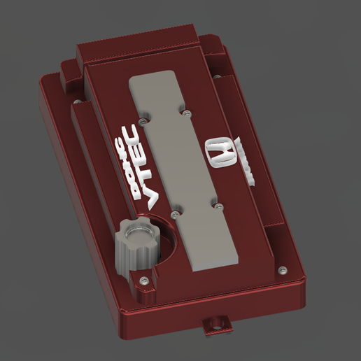 🗝️ Vtec Engine Valve Cover Keychain・ STL File for 3D printing・Cults