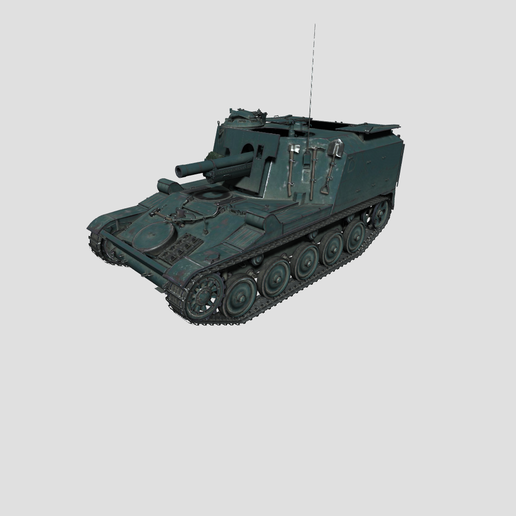 🪖 A collection of 3D models of French tank destroyers and self ...