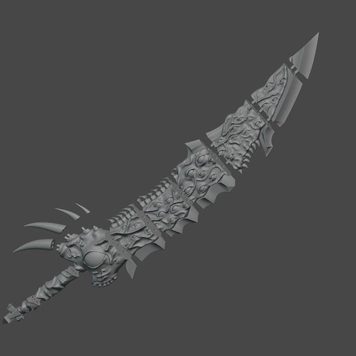 🗡️ Alternate Soul Edge Sword・ STL File for ・Cults