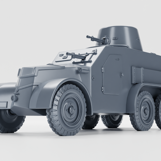 3D file Armored car Tatra OA vz.30 (Czech, WW2) 🚗 ・Model to download ...