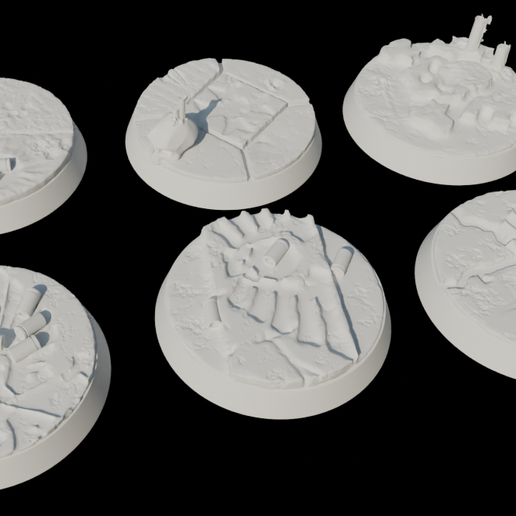 🎲 32mm test bases・Free 3D File for 3D printing・Cults