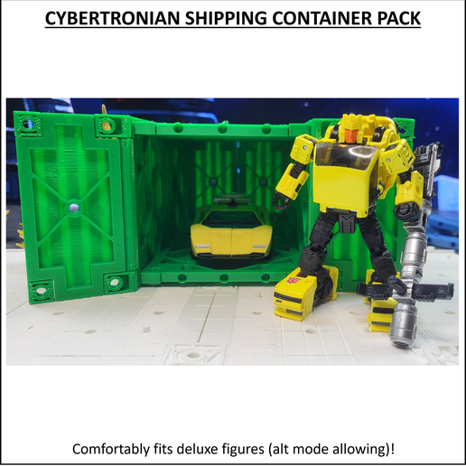 🤖 Transformers Display System Cybertronian Shipping Container Pack・ 3MF ...