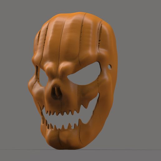 STL file Bad Pumpkin Mask 🎃 ・3D printer model to download・Cults