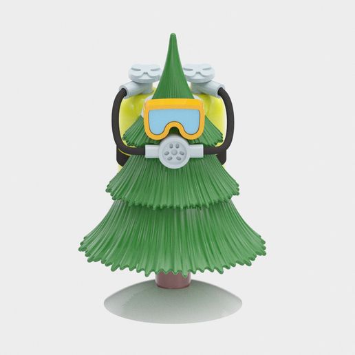 🌳 Spongebob underwater tree・ STL File for 3D printing・Cults
