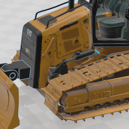 🐱 Cat Dozer With Detachable Blade・ STL File for 3D printing・Cults