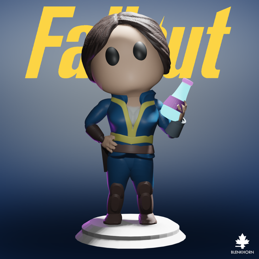 🗿 LUCY: FALLOUT DOBLE BIT・Archivo STL Gratis para Impresión 3D・Cults