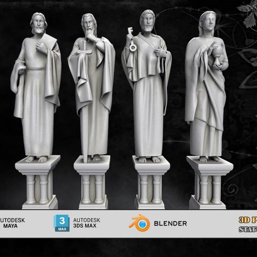 STL file statues church 08 ⛪ (OBJ)・3D print design to download・Cults