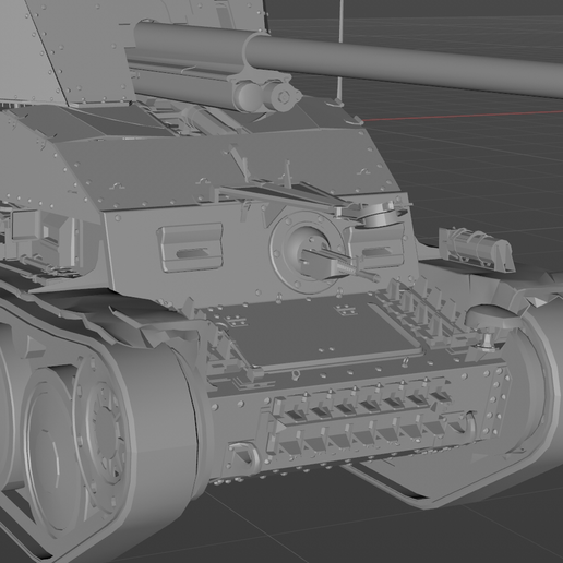 🗺️ German "Weasel" III anti-tank destroyer 3D model material・ OBJ File ...