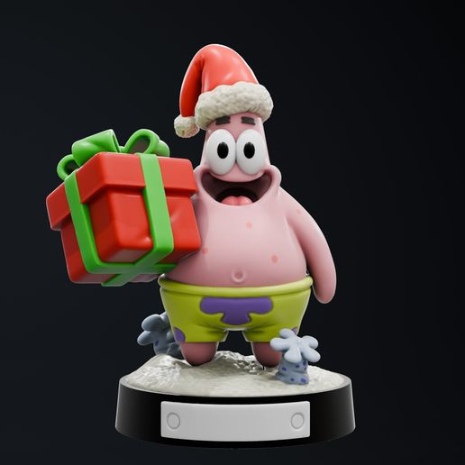 🎄 Christmas Patrick・Free STL File for 3D printing・Cults