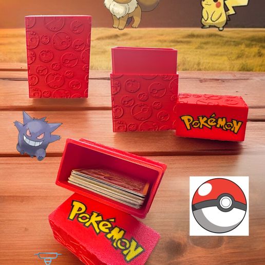 📦 Pokémon card deck box・ STL File for 3D printing・Cults