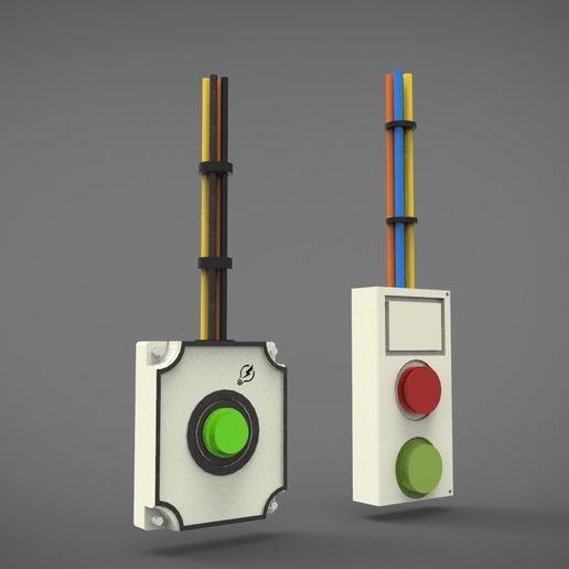 STL file Scifi Panel Switch 🦸 ・3D print model to download・Cults