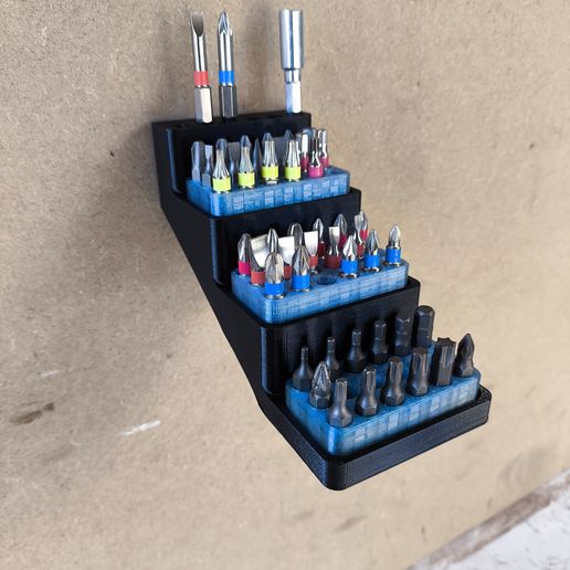 Free STL file Hex bit organizer 🧰 ・3D printing model to download・Cults