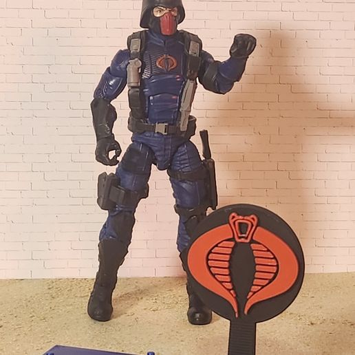👽 G.I. Joe Display Stands・3D Print with the Bambu Lab A1 3D printer・Cults