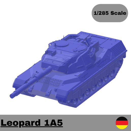 🐆 Leopard 1A5・Free STL File for 3D printing・Cults