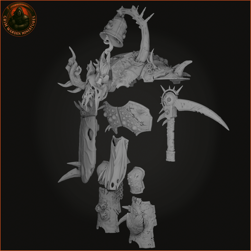🤖 Bringers of Decay Slender Mech Armor・ 3D File for 3D printing・Cults
