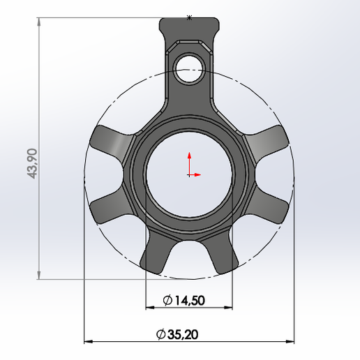 STL file Gas chamber asg M4 outer barrel stabiliser 🔫 ・Template to ...