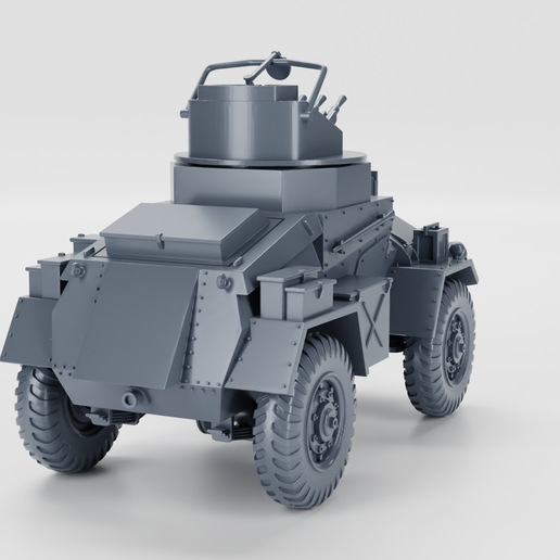 🎲 Humber Mk.I AA (Anti-Aircraft) (UK, WW2)・ 3D File for 3D printing・Cults