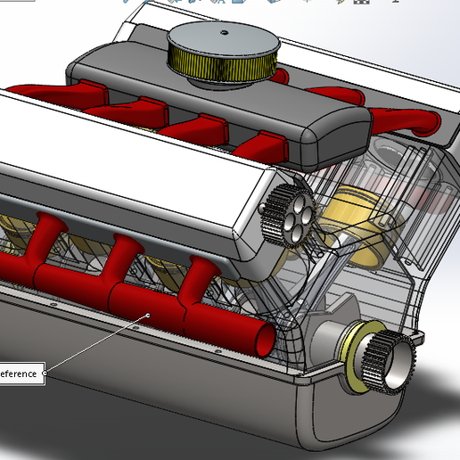 v8 engine see through