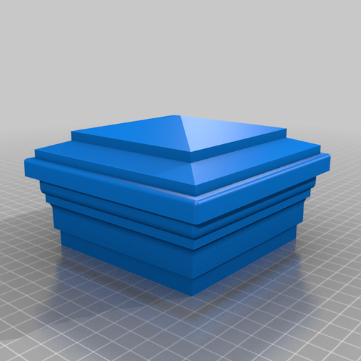 🧢 4x4 post cap・Free 3D File for ・Cults