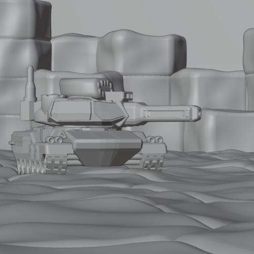 🪖 Axel Tank・ STL File for 3D printing・Cults