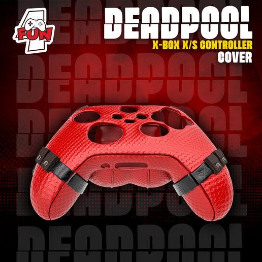 🎮 Deadpool Xbox Controller (Cover)・ STL File for 3D printing・Cults