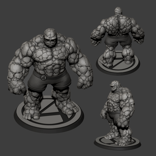 🎨 The THING - Ben GRIMM - Fantastic Four - Fan art・ 3D File for 3D ...