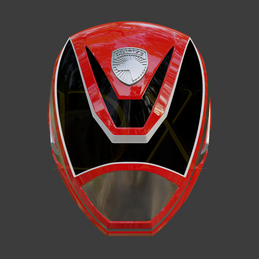 🪖 Power Ranger SPD Red - Dekaranger Red・ STL File for 3D printing・Cults