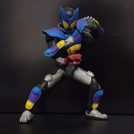 🎨 Kamen Rider Gavv 1/12 Scale Action Figure・ 3D File for 3D printing・Cults