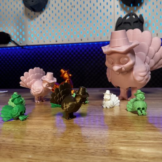🦃 Thanksgiving Turkey・ STL File for 3D printing・Cults