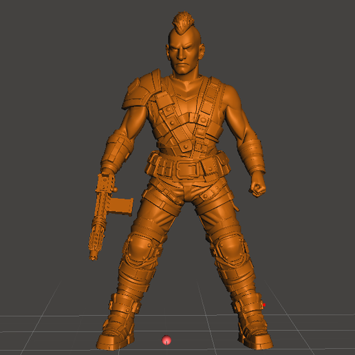 🦸 Raider Punk like Fallout 2d20・ STL File for 3D printing・Cults