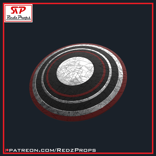 🛡️ US Agent Shield Cosplay Prop・ 3D File for 3D printing・Cults
