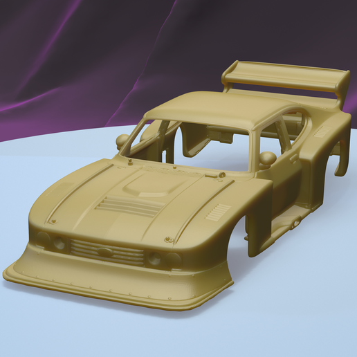 🚙 FORD CAPRI GROUP B (1/24) printable car body・ STL File for 3D ...