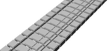 🚡 Full track panel flexi track giant stone・ 3D File for 3D printing・Cults
