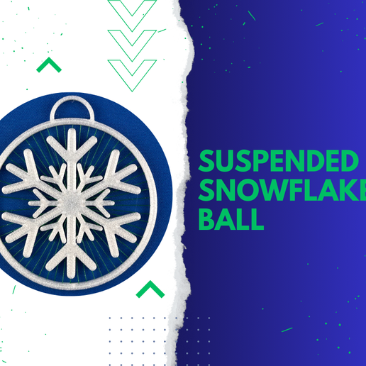 STL file Suspended Snowflake Ball ️ (3MF)・3D print model to download・Cults