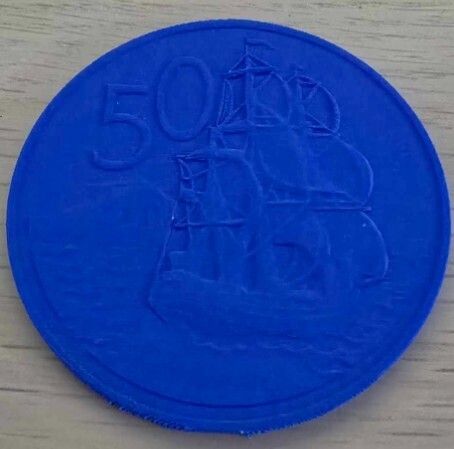 🪙 NZ 50 cent coin coasters from the 1980s・ STL File for 3D printing・Cults